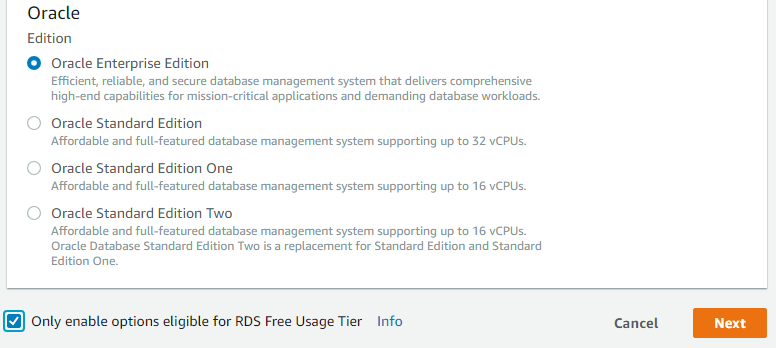 Blazor Connect With Oracle Database In Amazon Rds